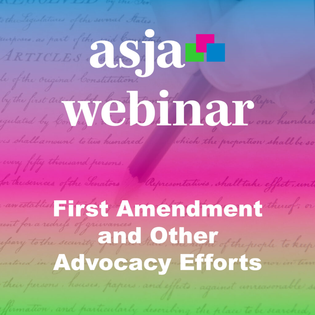First Amendment and other Advocacy Efforts - American Society of ...
