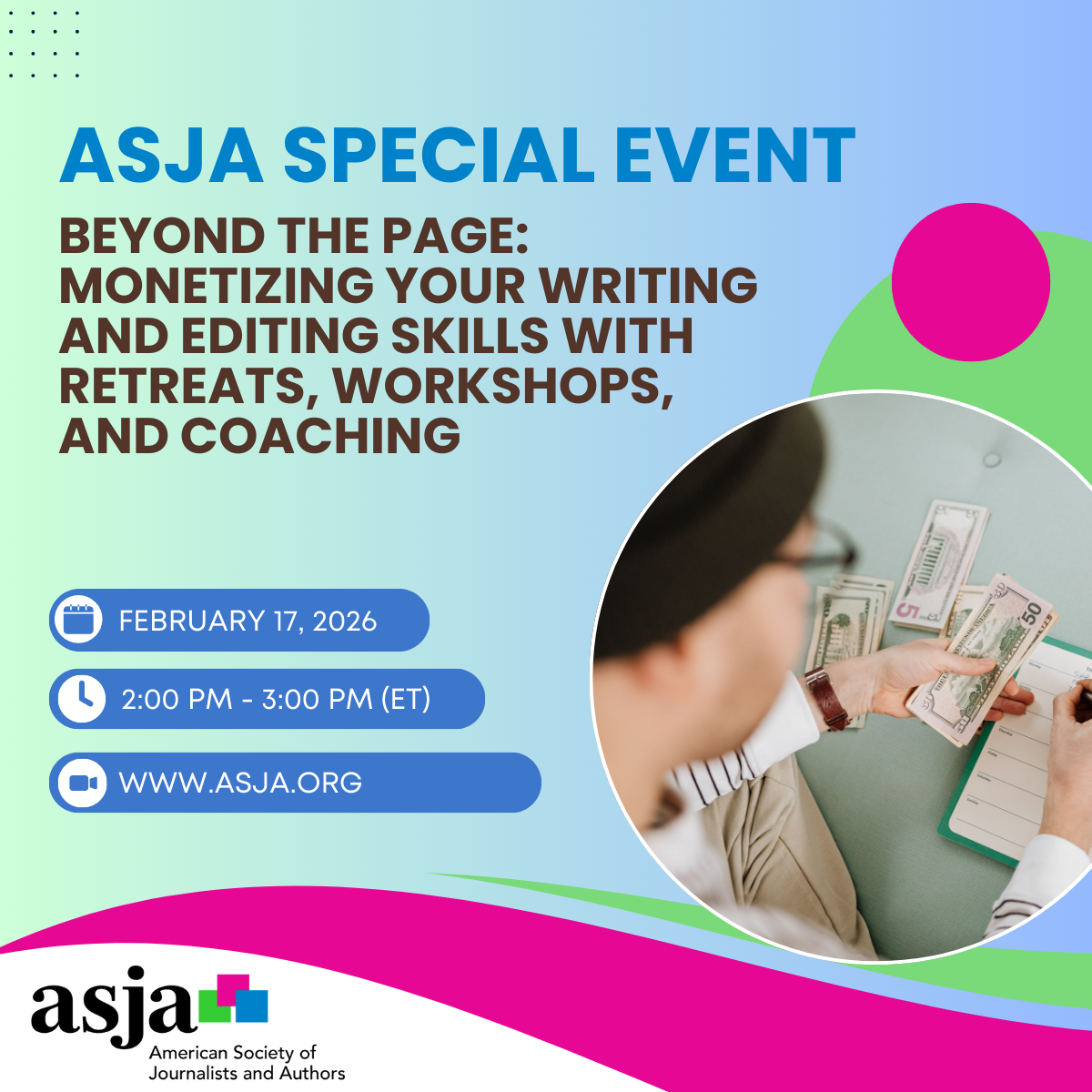 ASJA Special Event – Beyond the Page: Monetizing Your Writing and ...